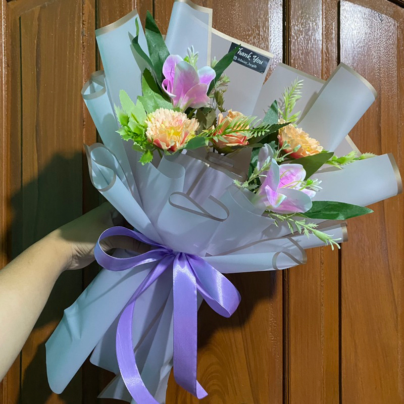 Jual BUCKET BUNGA ARTIFICIAL (bunga warna warni) | Shopee Indonesia