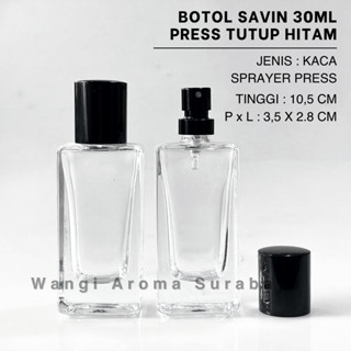 Jual Botol Parfum Hermes Panjang 30ML Hitam Spray Press - Botol Parfum ...