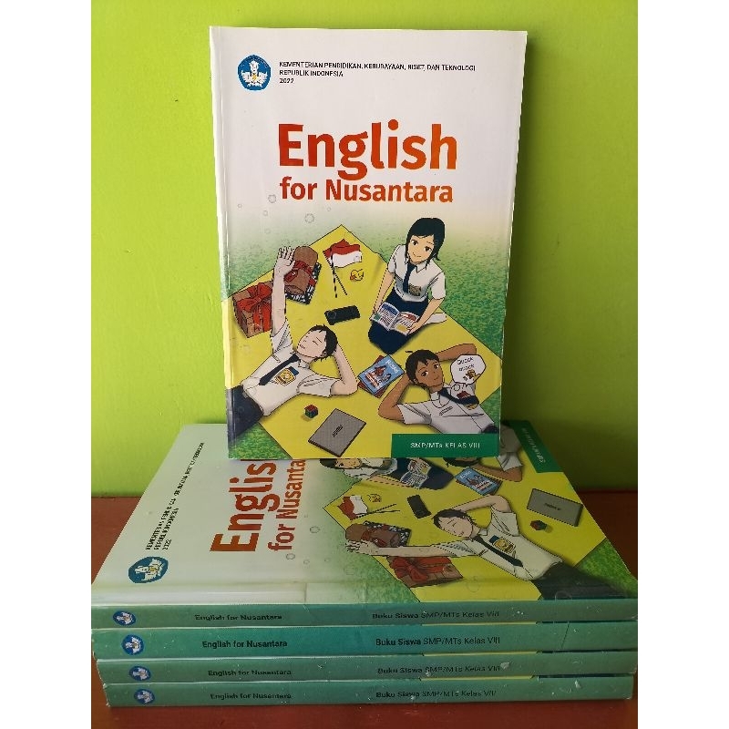 Jual Buku Bahasa inggris SMP kelas 8 " English for Nusantara" Kurikulum merdeka | Shopee Indonesia