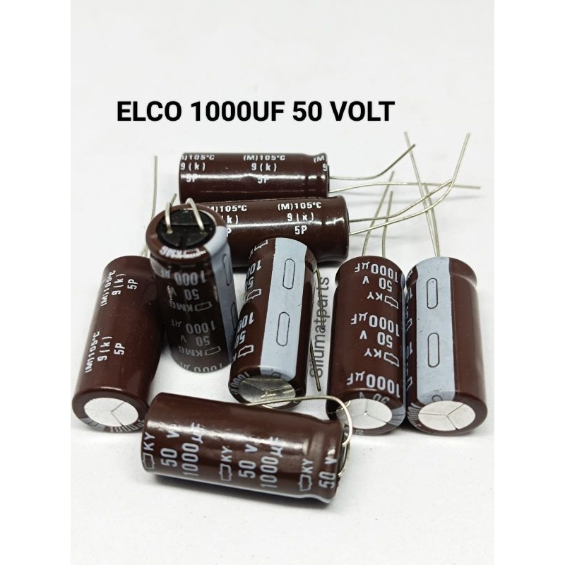 Jual 1000uf 50v / Elco 1000uf 50v / Elko 1000 uf 50 volt / Capasitor ...