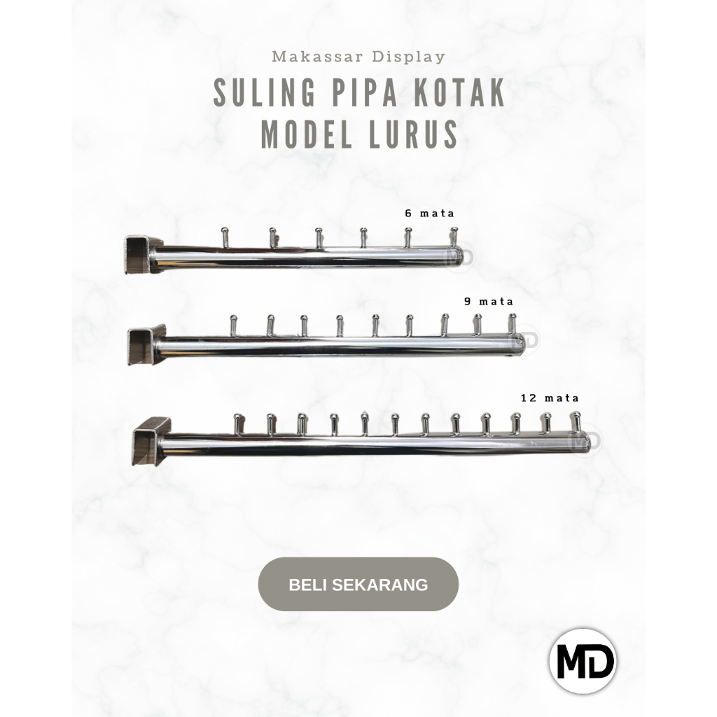 Jual Suling Pipa Kotak Mata Lurus | | Makassar Display | Shopee Indonesia