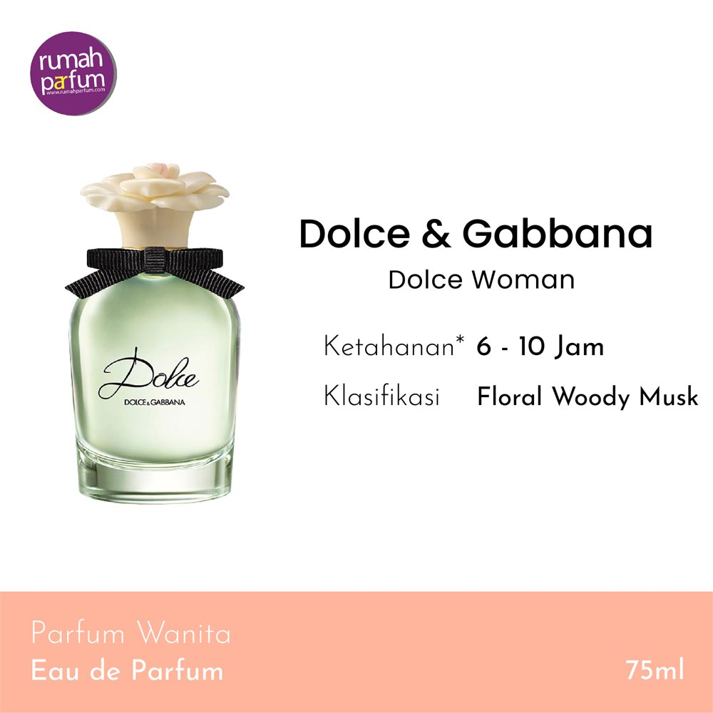 Jual Parfum Wanita Dolce & Gabbana Dolce Woman (75 mL) Perfume Cewek ...