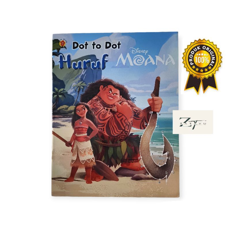 Jual BUKU AKTIVITAS ANAK / DOT TO DOT MOANA HURUF | Shopee Indonesia