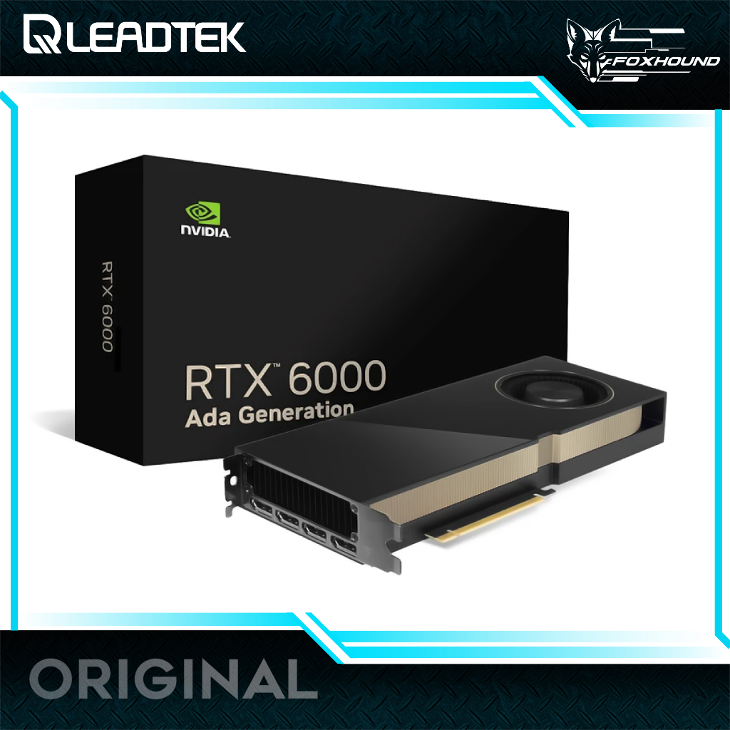 Jual LEADTEK NVIDIA QUADRO RTX 6000 ADA GENERATION 48GB GDDR6 | Shopee ...