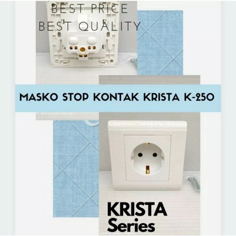 Jual MASKO SAKLAR KRISTA PUTIH MINIMALIS ENGKEL SERI TRIPEL TRIPLE 4 ...