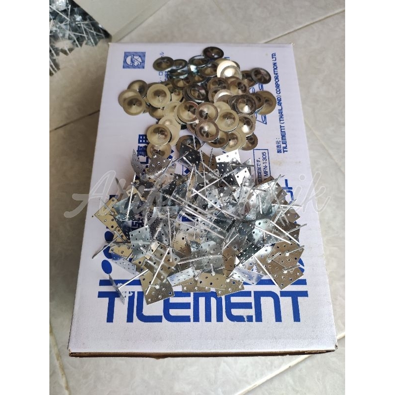 Jual Spindel pin 38mm TILEMENT / paku rockwool 38 mm Tilement eceran ...