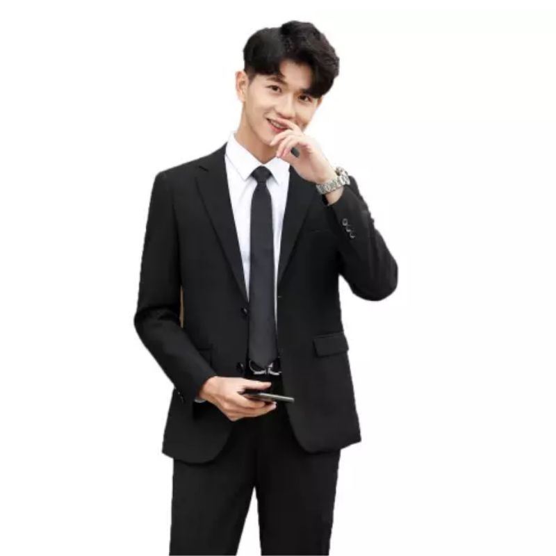 Jual jas pria formal/jas pria premium | Shopee Indonesia