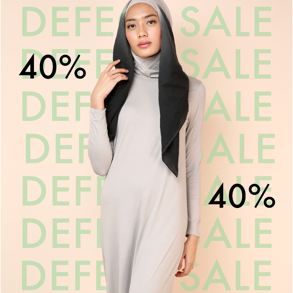 Jual DEFECT SALE 50% Terusan Lengan panjang leher bulat T189 | Shopee Indonesia