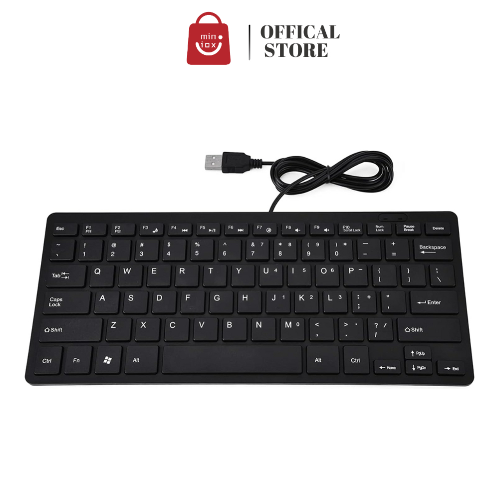Jual Keyboard murah komputer PC kabel usb silent tipis office business ...