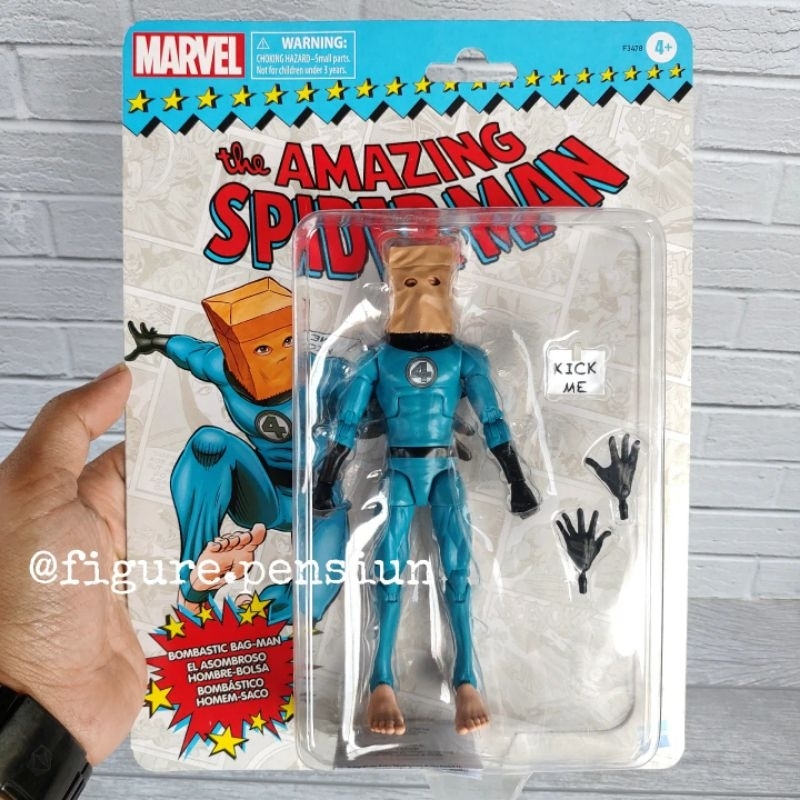 Jual MARVEL LEGENDS VINTAGE THE AMAZING SPIDER MAN BOMBASTIC BAG-MAN ...