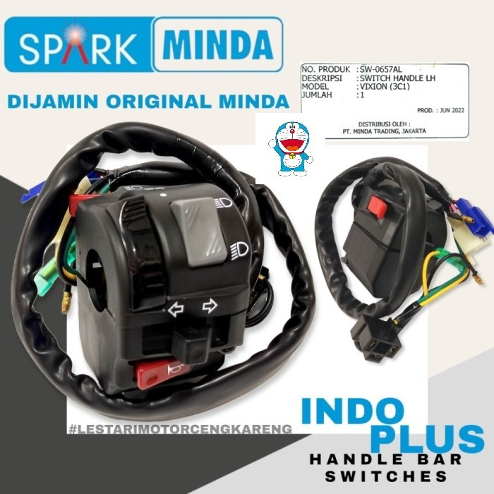 Jual SAKLAR kiri vixion old r15 nmax pcx MINDA INDOPLUS vario adv160 ...