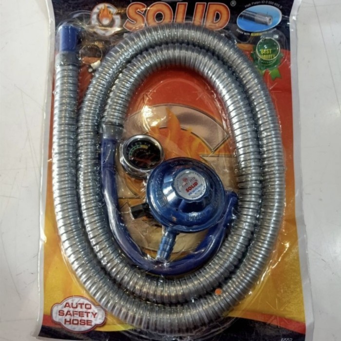 Jual SSA Selang complete Gas + Kepala Regulator Meter 6552 Biru Solid ...