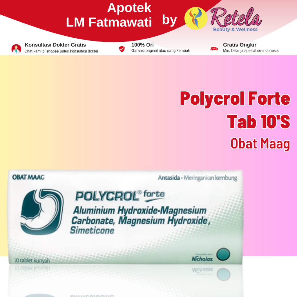 Jual POLYCROL FORTE STRIP 10 TABLET | Shopee Indonesia