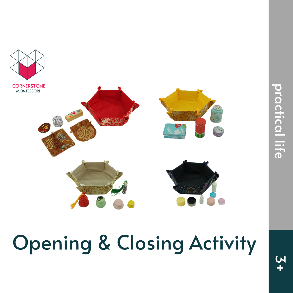 Jual Cornerstone Montessori Opening Closing Activity - Montessori ...
