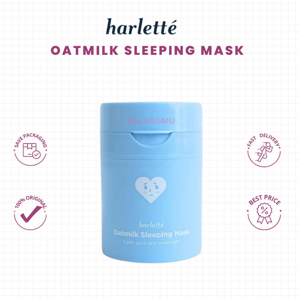 Jual Harlette Oatmilk Sleeping Mask 30gr | Shopee Indonesia
