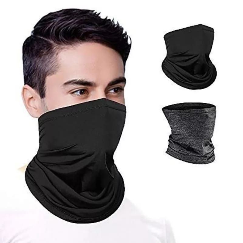 Jual Masker Buff Mulut Hitam Polos Multifungsi | Shopee Indonesia