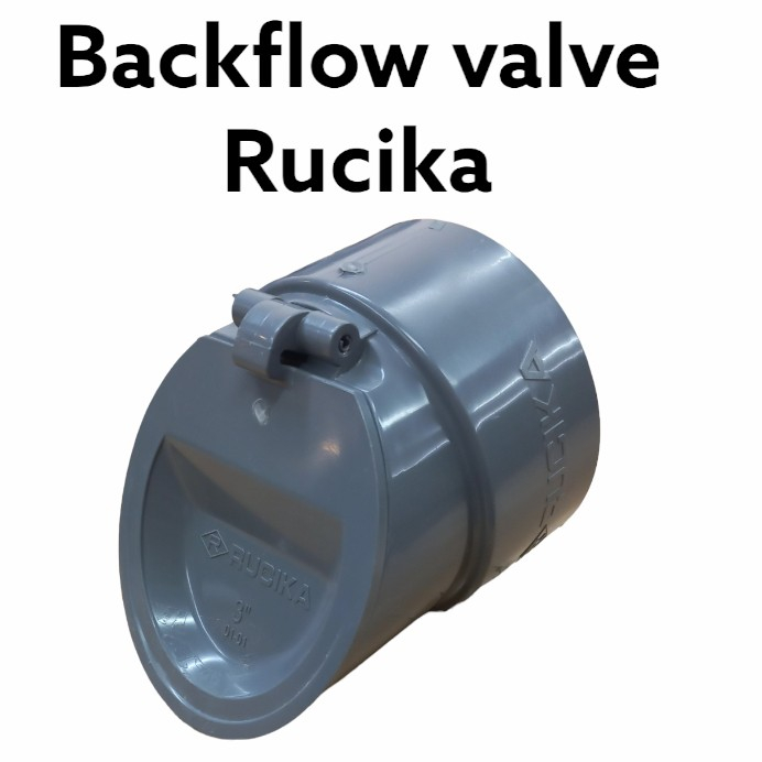 Jual BACKFLOW VALVE PVC 3" RUCIKA | Shopee Indonesia