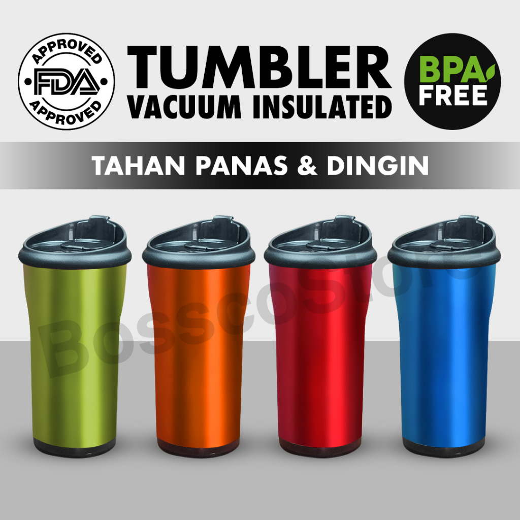 Jual Tumbler Vacuum Insulated Double Wall 500 ml tumbler teh tumbler ...