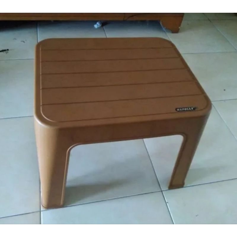 Jual Meja tamu plastik napolly motif urat kayu Big-5545 | Shopee Indonesia