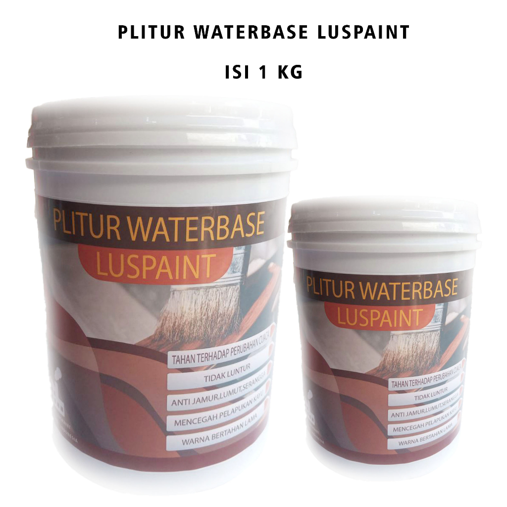 Jual PLITUR WATERBASE LUSPAINT | Shopee Indonesia