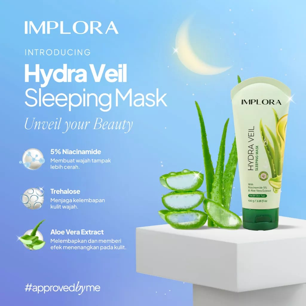 Jual Implora Hydra Veil Sleeping Mask -Masker | Shopee Indonesia