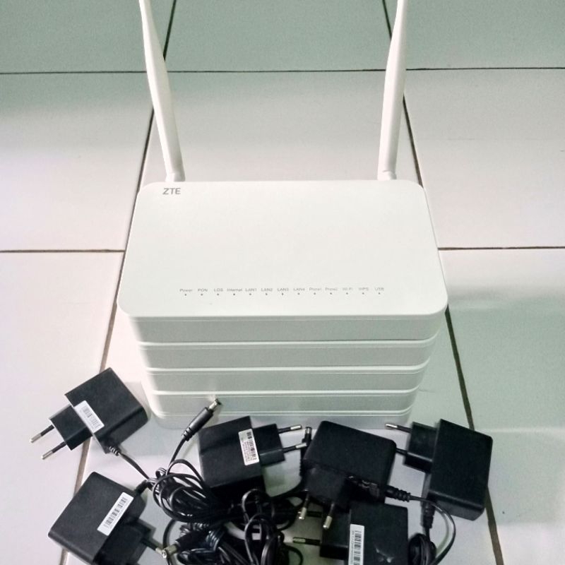 Jual Router ZTE GPON ONT ZXHN f609 V3 port biru | Shopee Indonesia