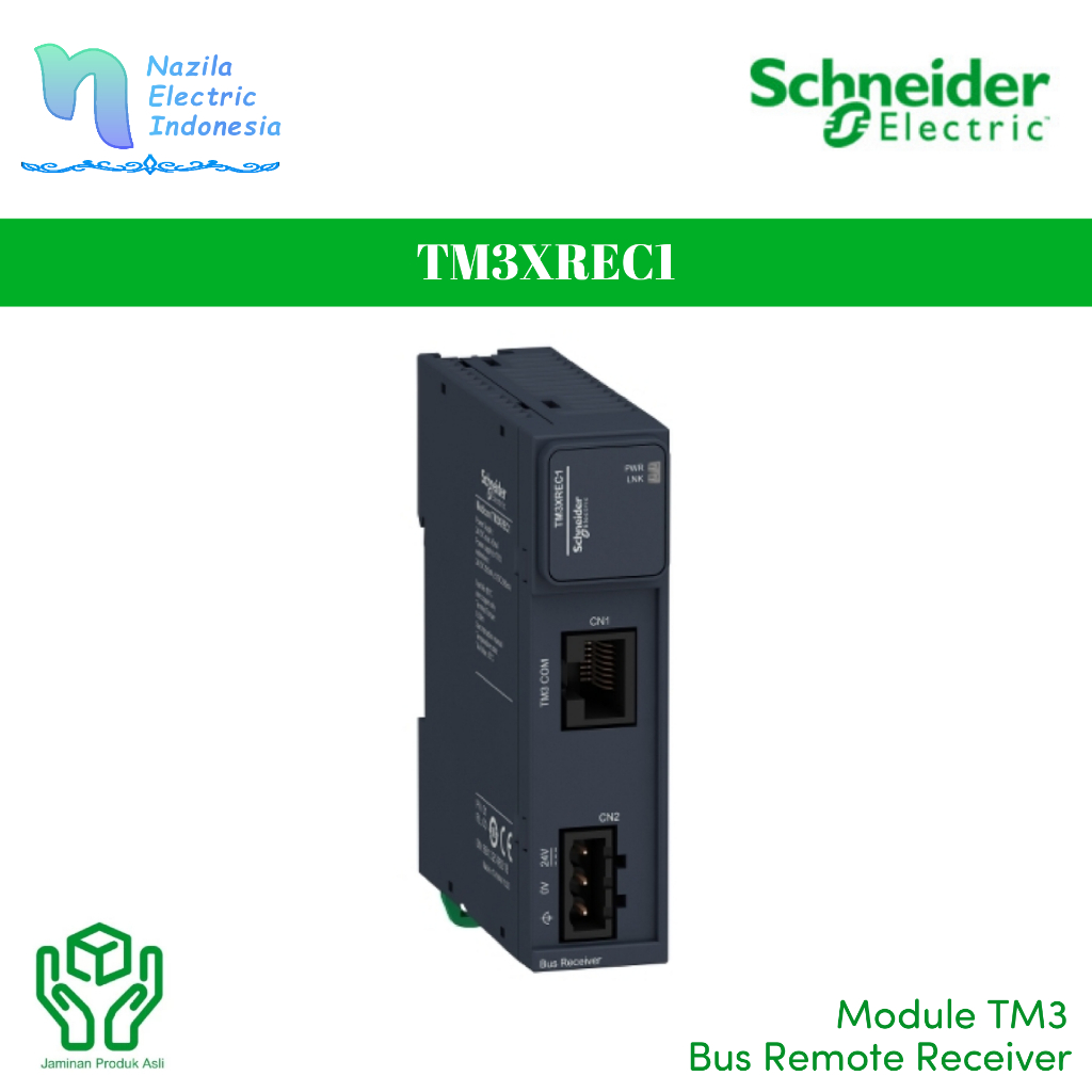 Jual Schneider Modicon TM3XREC1 Module TM3 Bus Receiver TM3XRECI ...