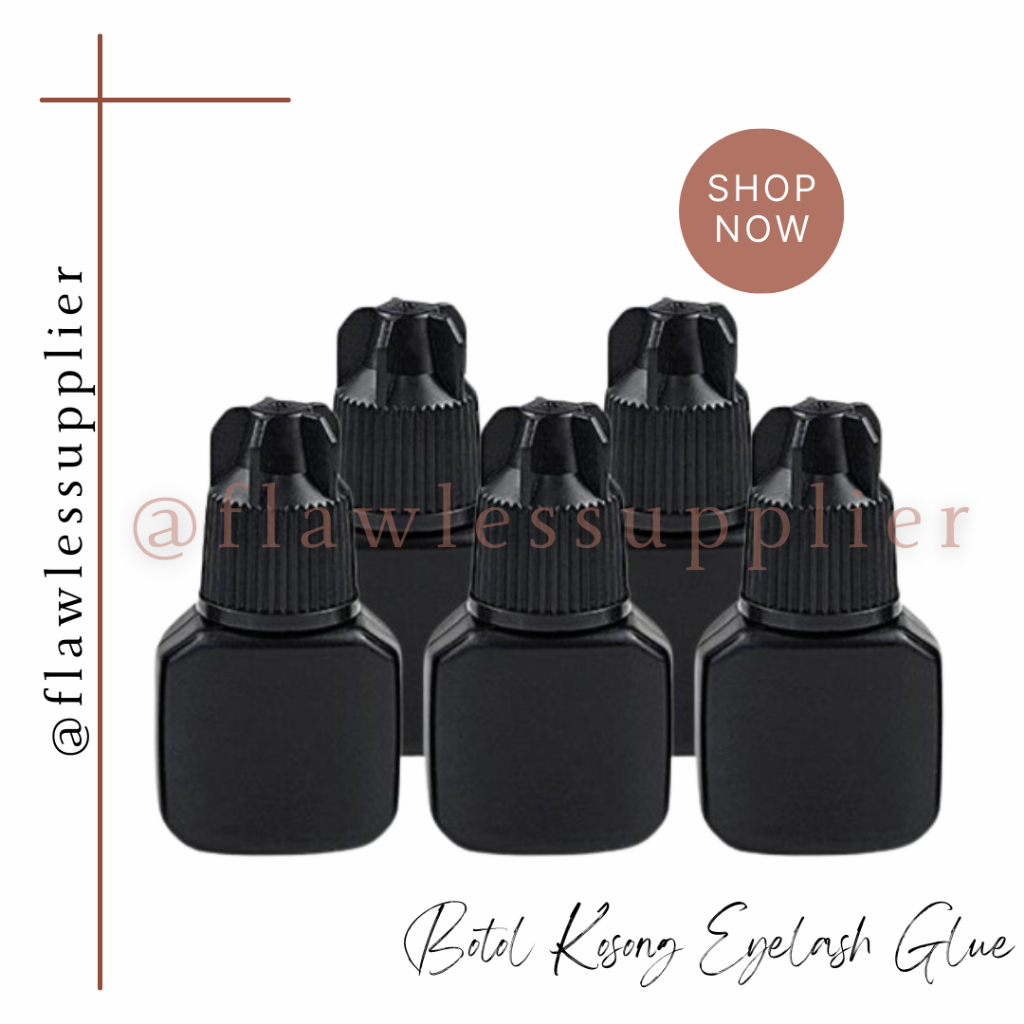 Jual BOTOL KOSONG TEMPAT LEM EYELASH / REFILL BOTOL LEM EYELASH ...