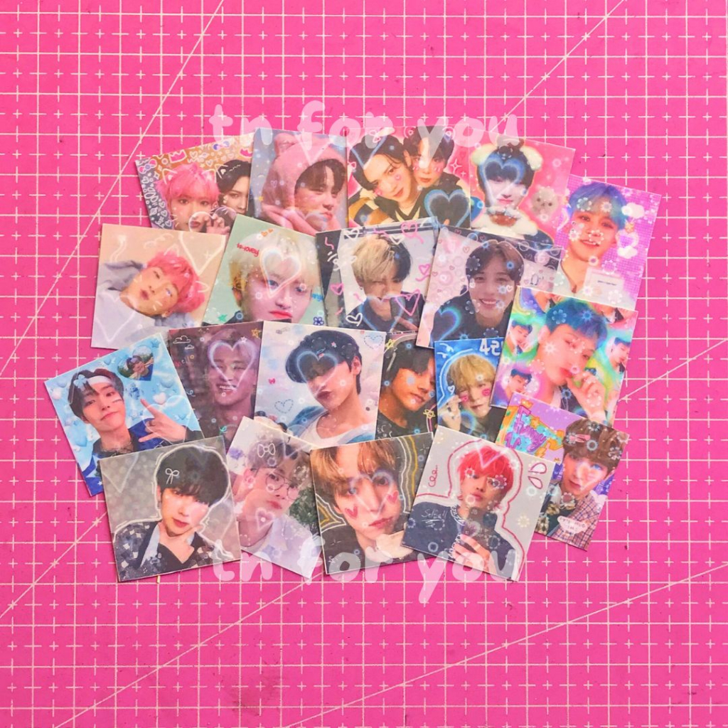 Jual HOLOGRAM Mail Sticker Deco Kpop Freebies Sellkor Cute Face Sticker NCT Dream 127 Enhypen ...