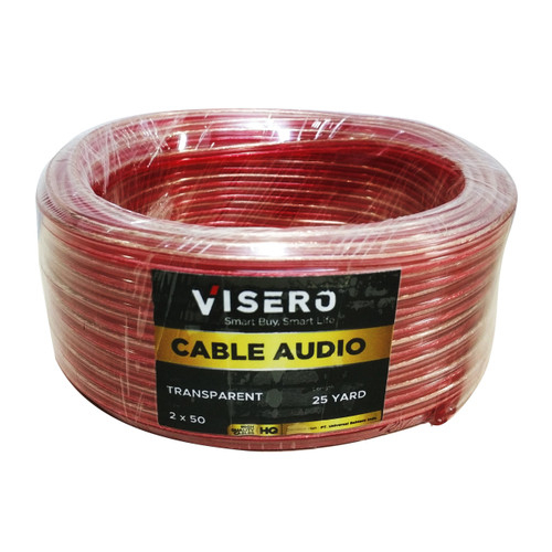 Jual Kabel Monster Kabel Transparan 2x50 Kabel Audio Speaker 25 Yard ...