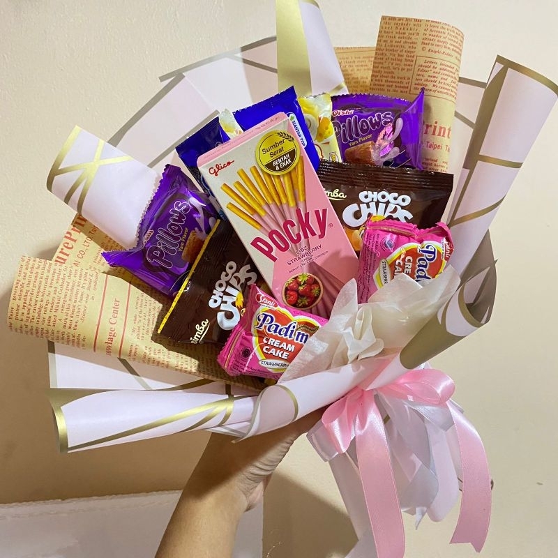 Jual Snack Buket/Bouquet/Bucket murah medium | Shopee Indonesia