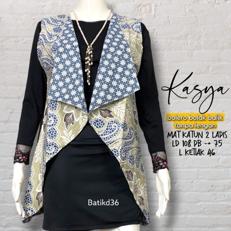 Jual Cardi batik wanita jumbo murah tebal motif Bolak balik kekinian ...