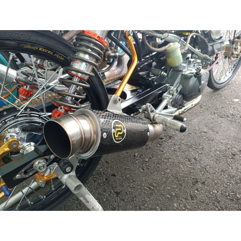 Jual Knalpot Jupiter 200cc Sleep Engine Pekajaman Muffler Full ...