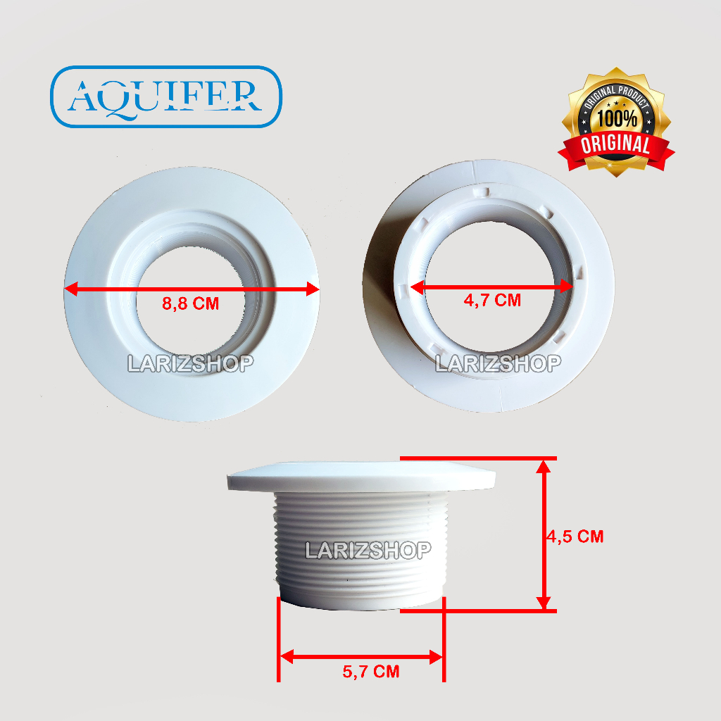 Jual VACUUM FITTING AQUIFER / VACUUM INLET KOLAM RENANG TERMURAH DAN ...