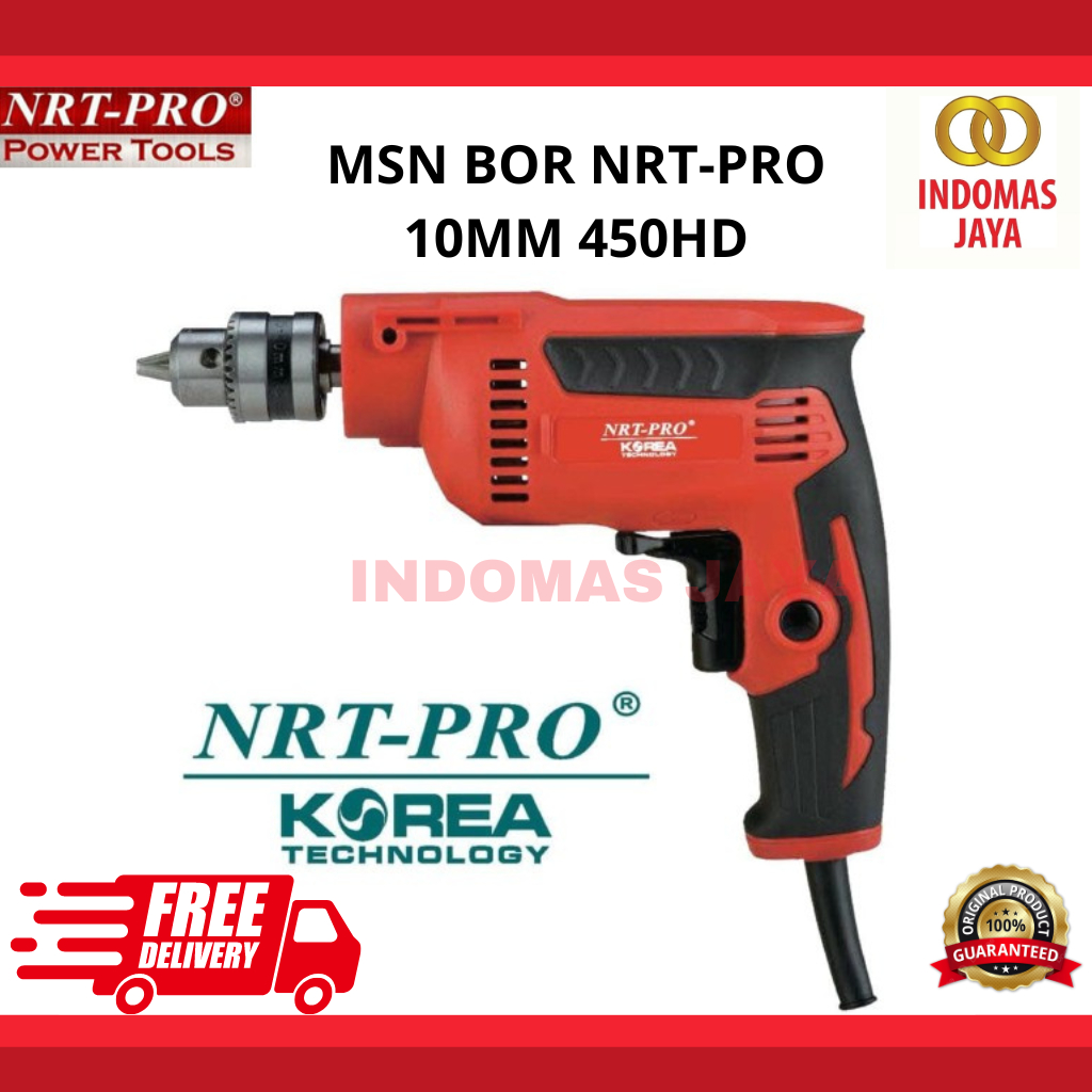 Jual NRT-PRO NORITA 450HD Bor Listrik 10mm Tangan Kayu Besi Electric ...