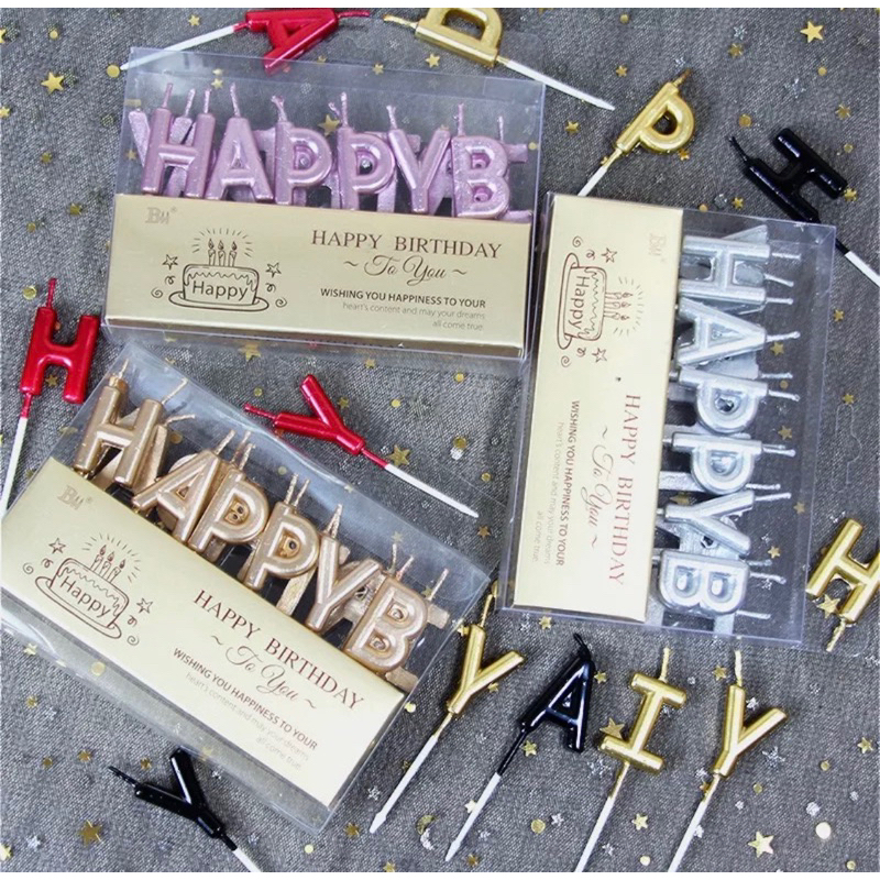 Jual (COD) Lilin Huruf Happy Birthday / Birthday Candle / Lilin Tulisan ...