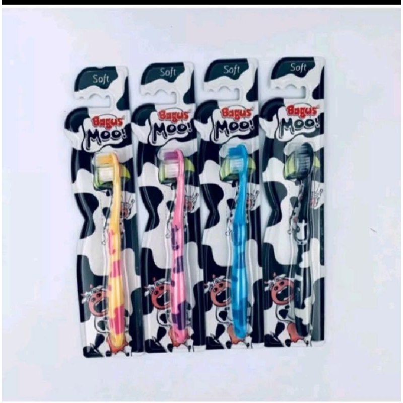 Jual Bagus MOO sikat gigi anak model sapi lucu | Shopee Indonesia