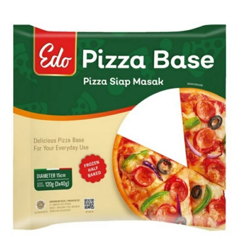 Jual Edo Pizza Base Pizza Siap Masak 120gram Exp Panjang | Shopee Indonesia