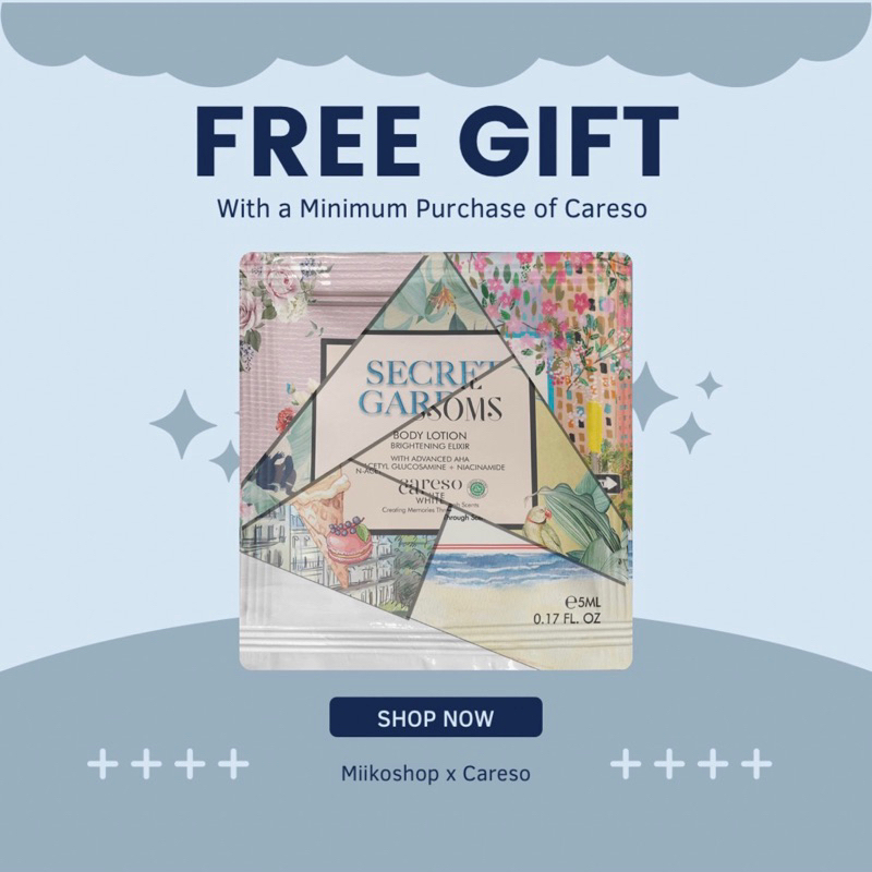 Jual [FREE SACHET] Body Lotion - 5ml Sample Sachet FREE With Every ...