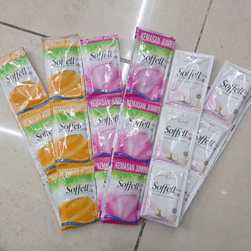 Jual soffell lotion obat nyamuk sachet isi 12pc | Shopee Indonesia