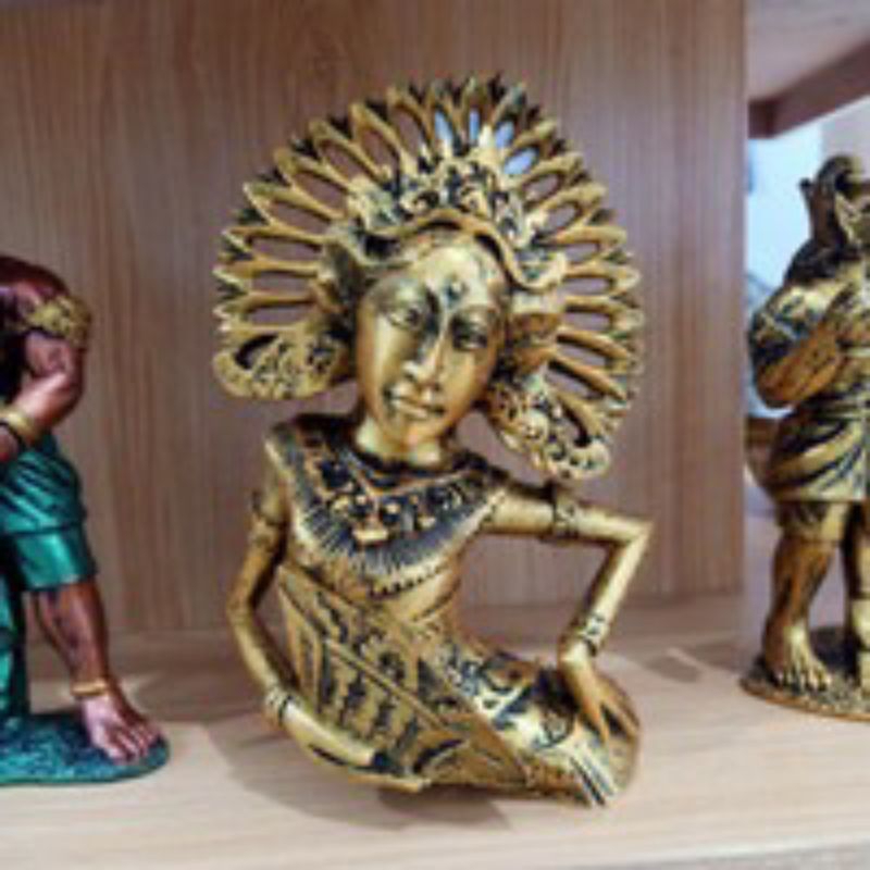 Jual Patung Resin 3D Penari Bali Wanita/Trophy penari bali | Shopee ...