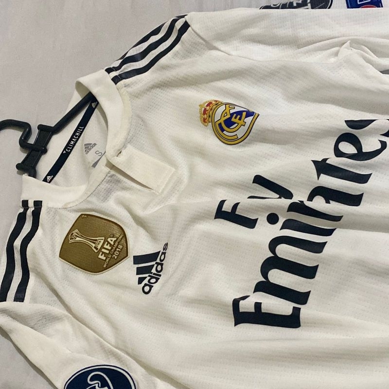 Jual Jersey Second Original Real Madrid 2018/19 Full Patch UCL Original ...