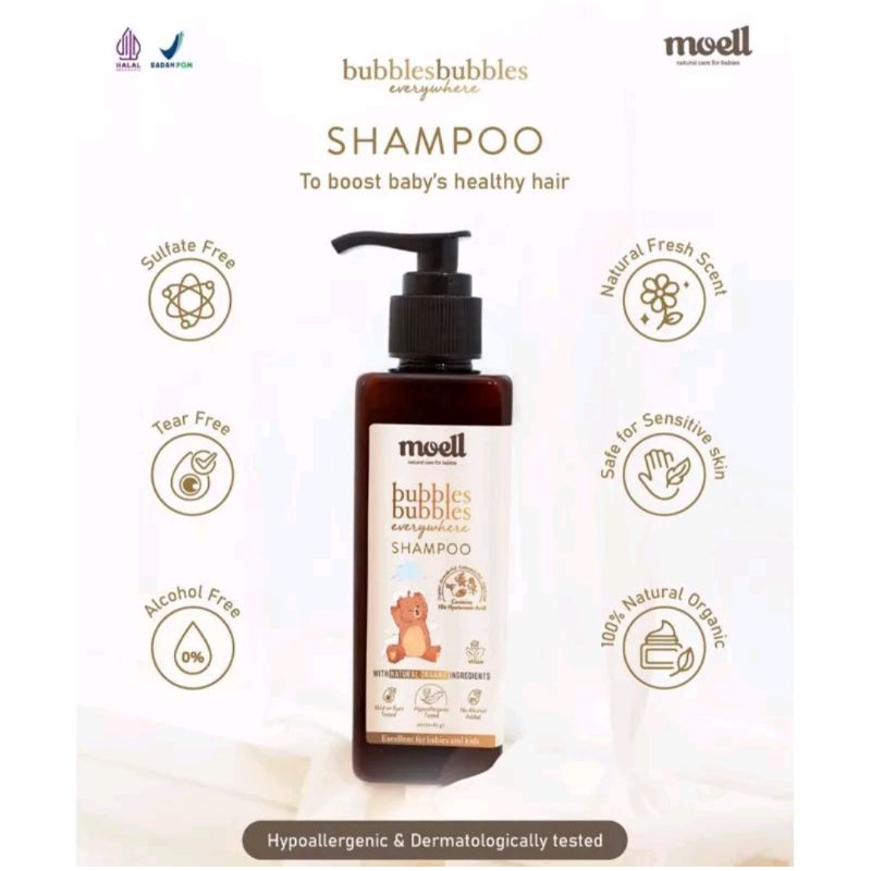 Jual moell bubbles baby shampoo | Shopee Indonesia