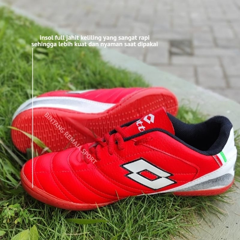 Jual sepatu olahraga futsal Lotto kulit new sport | Shopee Indonesia