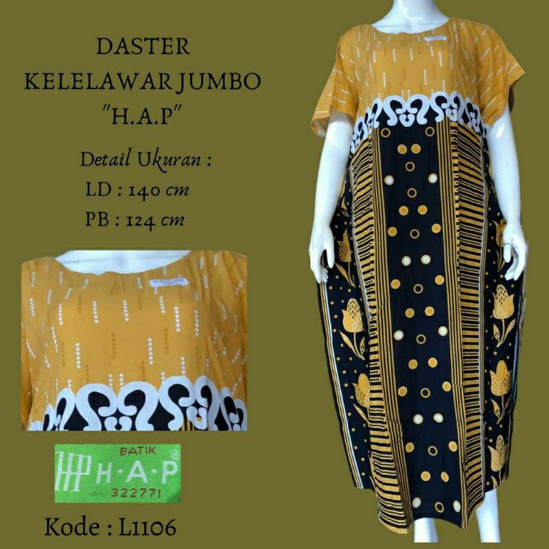 Jual Daster Premium Kelelawar HAP Jumbo Daster Kalong Premium Jumbo ...