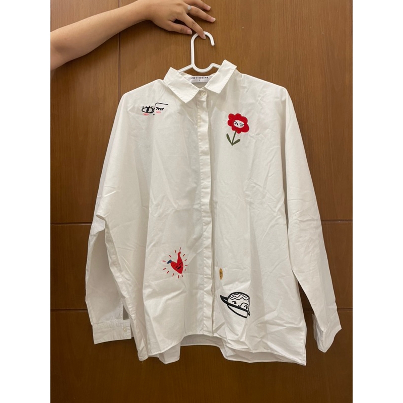 Jual cotton ink - kemeja putih | Shopee Indonesia