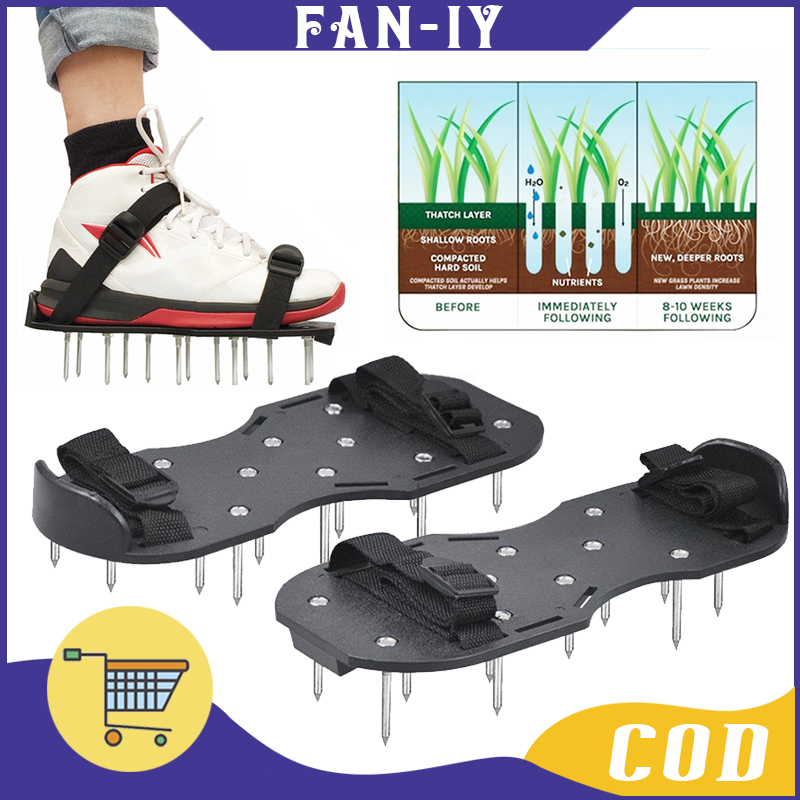 Jual Sepatu Paku / Sandal Epoxy / Garden Lawn Full Steel Spike Shoes ...