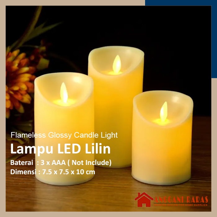 Jual Lampu Lilin Elektrik Lampu Led Kuning Lampu Hias Dekorasi Meja ...