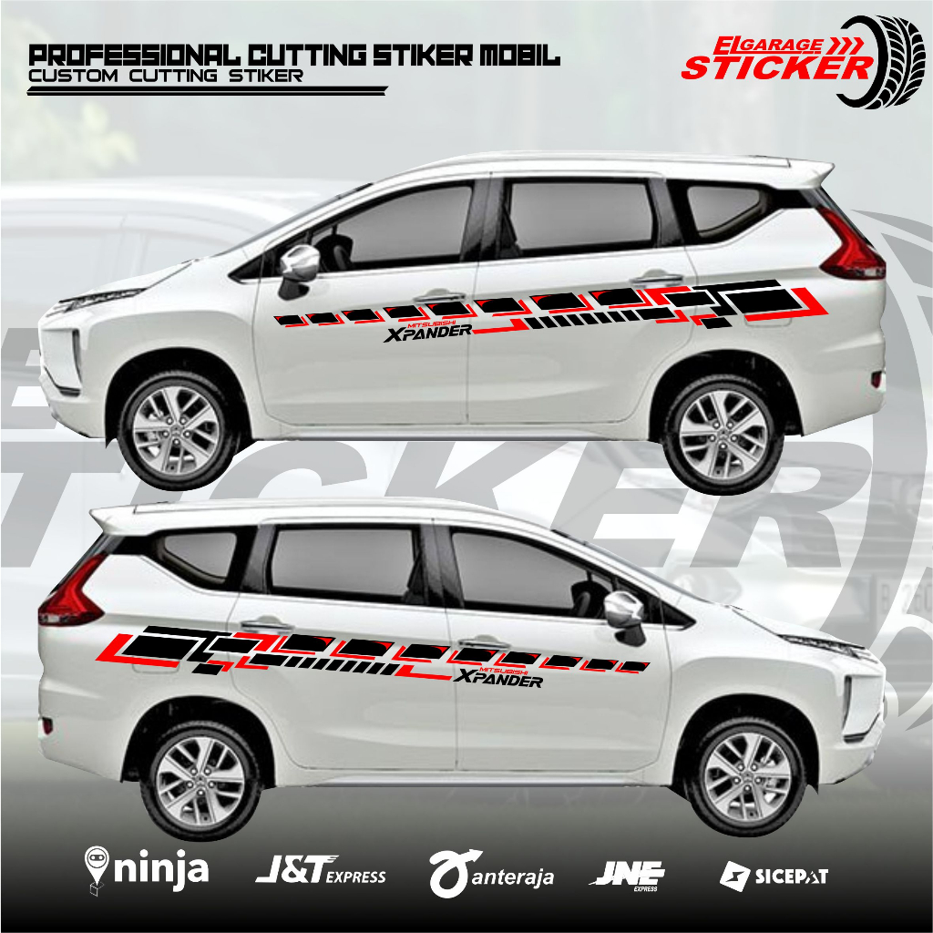 Jual Stiker mobil mitsubishi xpander stiker cutting variasi body samping mobil xpander | Shopee ...