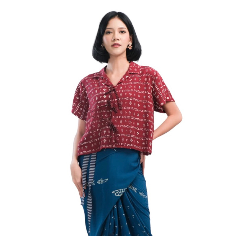 Jual ATASAN BATIK - BATIK RAYON - TOP BATIK - BATIK CROP TOP - BATIK ...